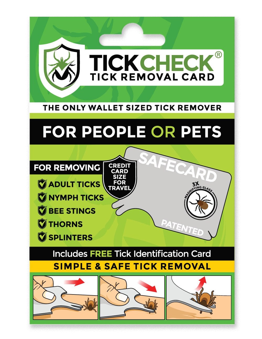 Tick Removal Card | Catskills Visitor Center